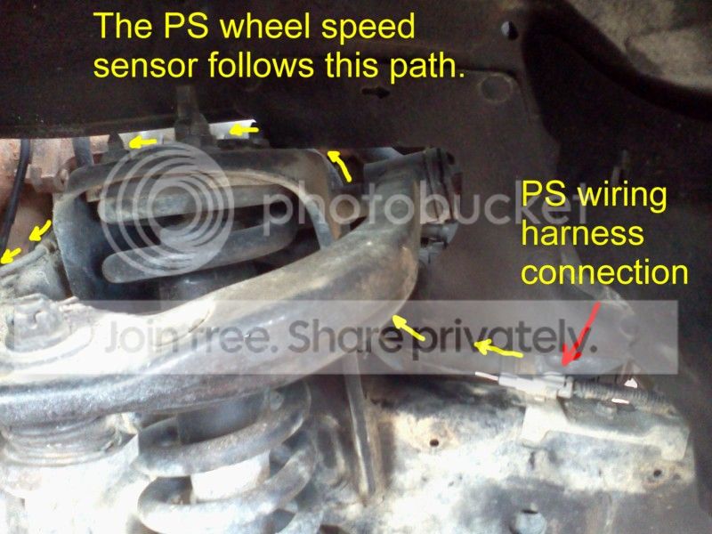 3rd Gen ABS Front Wheel Speed Sensor Test and Replacment - Toyota ...