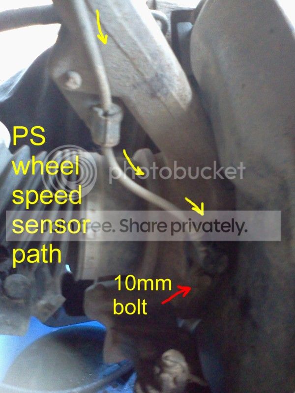 3rd Gen ABS Front Wheel Speed Sensor Test and Replacment - Toyota ...
